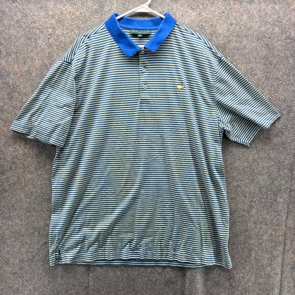 Masters | Shirts | Masters Collection Polo Shirt Men Xxl Blue Yellow ...